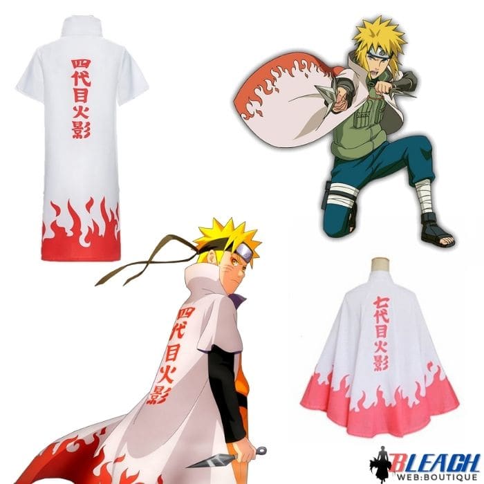 Bleach Web - Cape de Hokage Minato Namikaze et Naruto